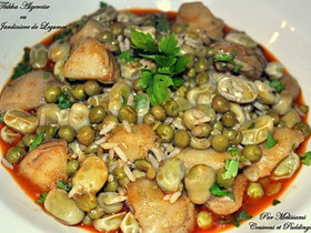 Recette tbikha algeroise ou jardinière de legumes en sauce - Cuisine facile