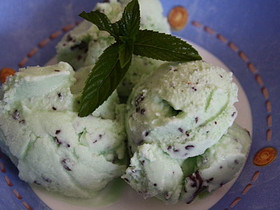 Recette glace menthe chocolat - Cuisine facile